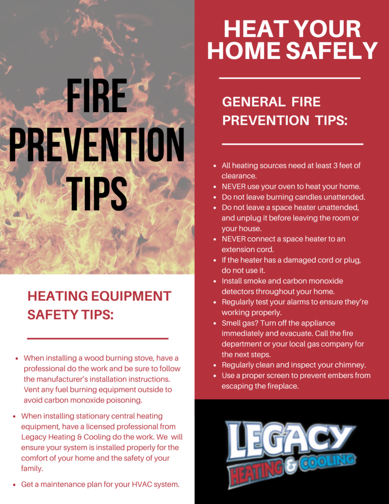 Fire Prevention Tips for Heating Your Home Safely - Legacy Heating ...